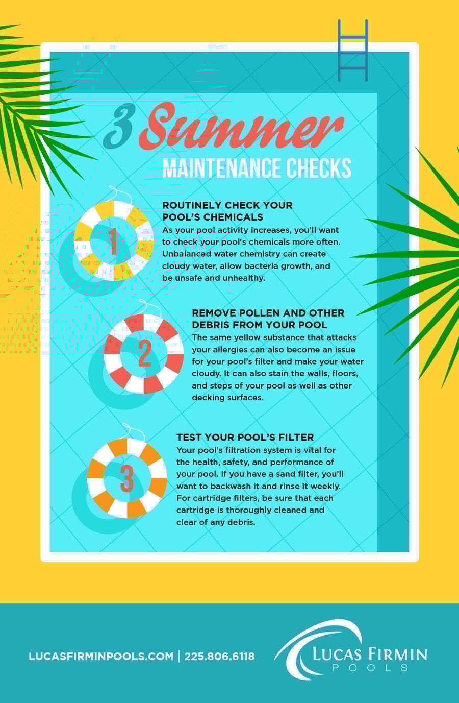 3 Pool Maintenance Checks for Summer [Infographic]