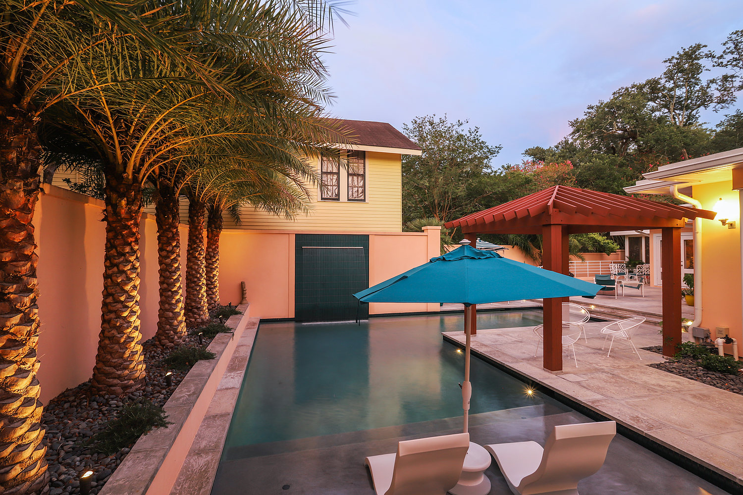 Miami Vice Style Custom Pool | Custom Pool Baton Rouge