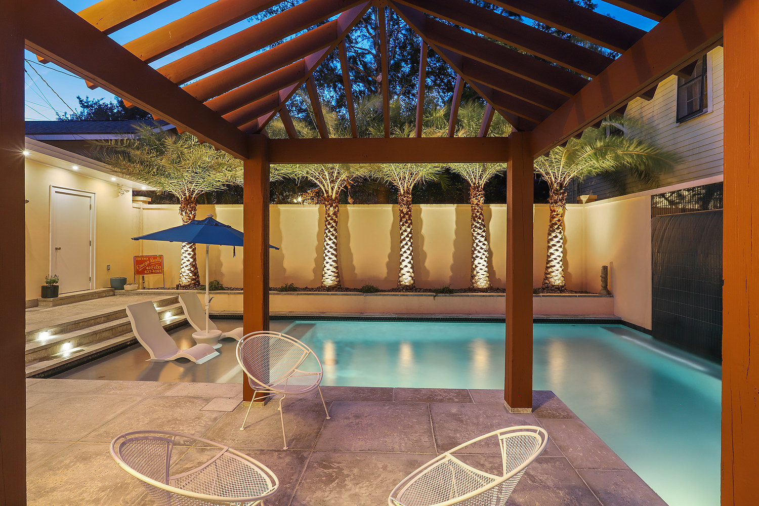 Miami Vice Style Custom Pool | Custom Pool Baton Rouge